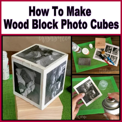 DIY And Household Tips: How To Make Photo Cubes