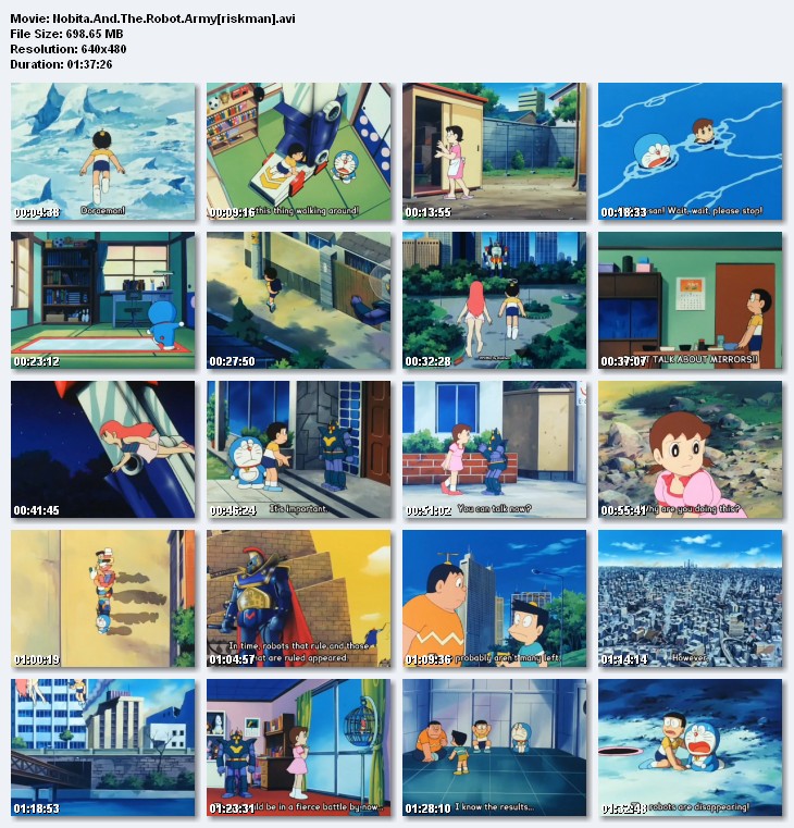Doraemon Movie 1986: Nobita And The Robot Army (Eng Sub) - Anime4you