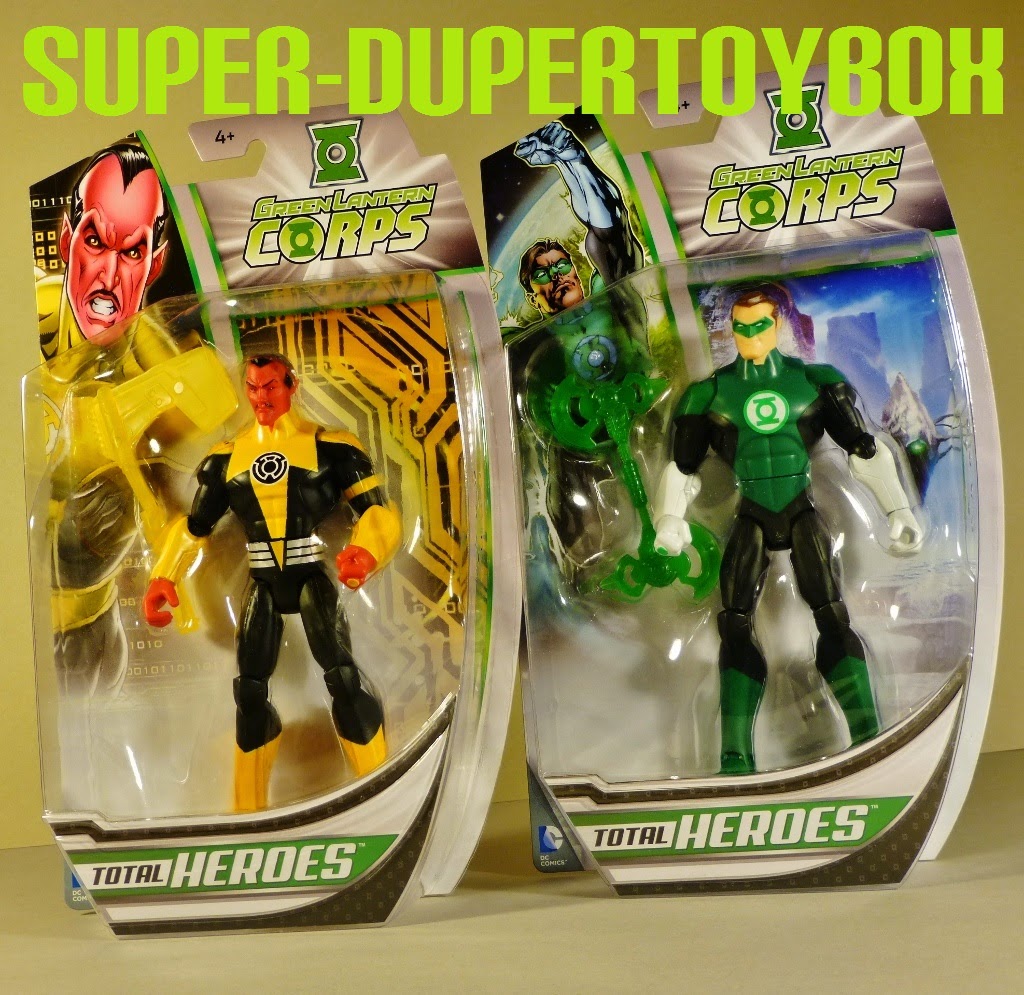 Super-DuperToyBox: Total Heroes Sinestro & Green Lantern
