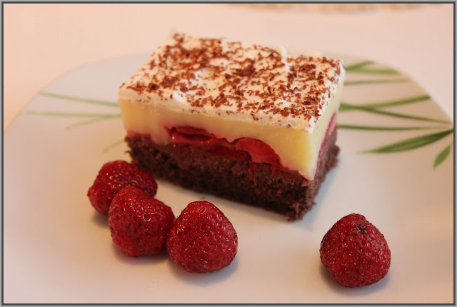 Moje Genius Loci: Jahodová buchta