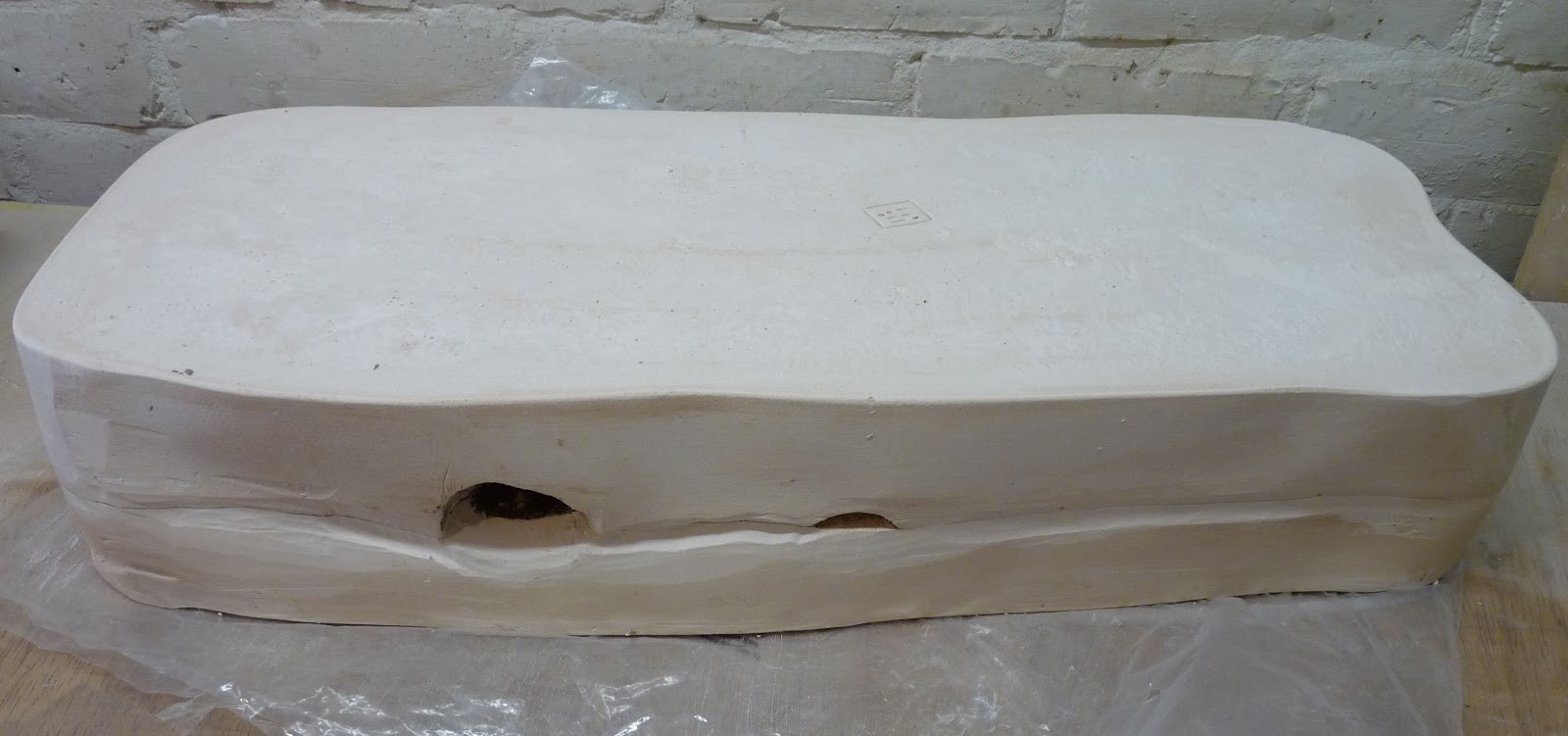 Just Pottering: Making a plaster cast of a fish