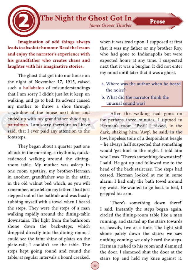 OMTEX CLASSES: Chapter 2 - The Night the Ghost Got in [Latest edition ...