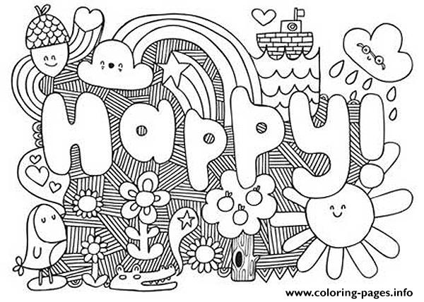 Word Coloring Pages - Fun Coloring