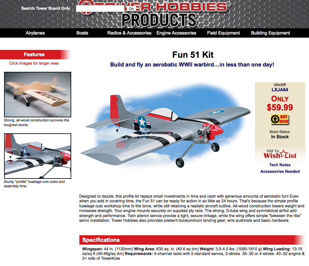 The Building Board: Tower Hobbies Fun 51