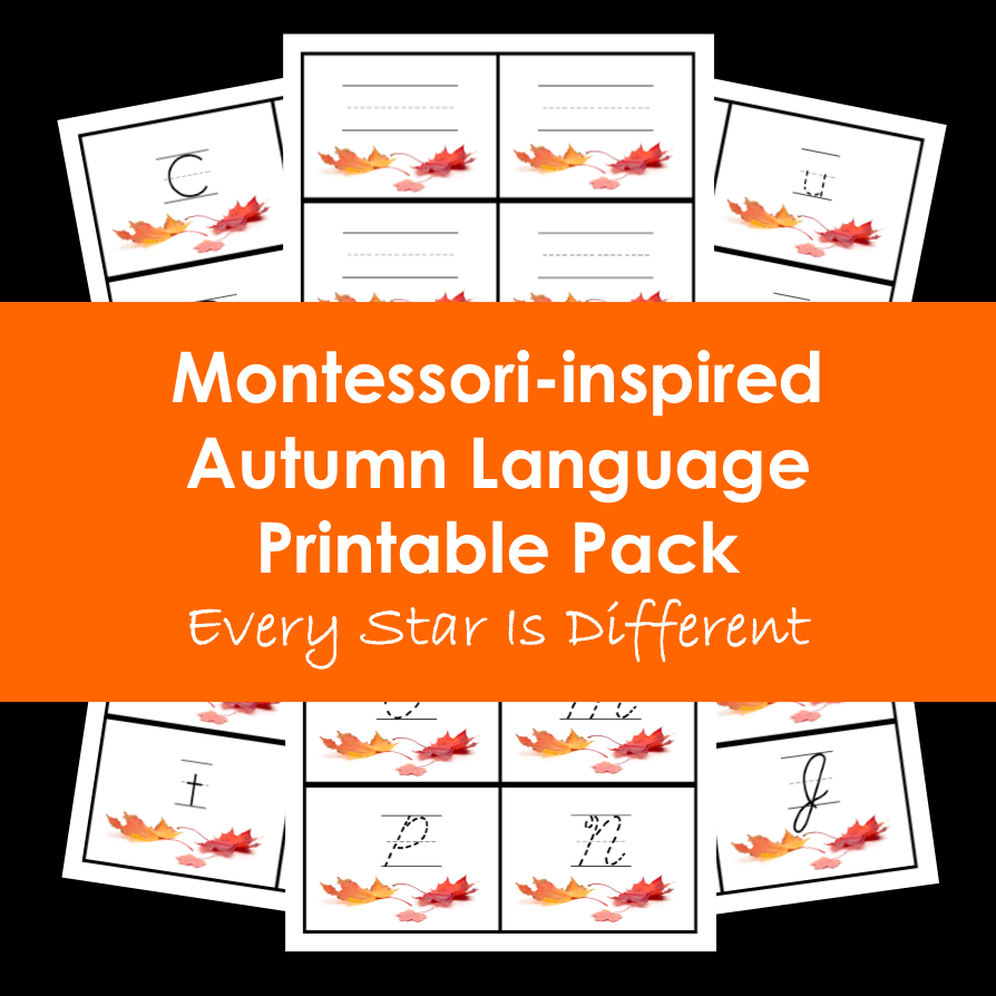 Every Star Is Different: Autumn Language Printable Pack