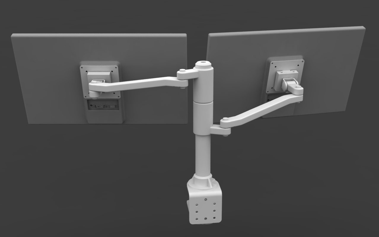 Dual Monitor Stand || Download free 3D models #100171