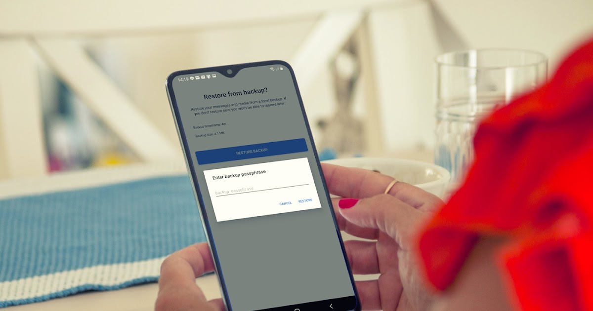 Cara Backup dan Restore Chat Signal - Mastertipsorialindo
