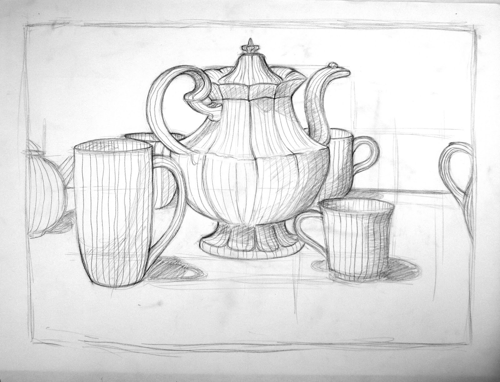 Art Now and Then: 2nd Portfolio Review: Drawing I