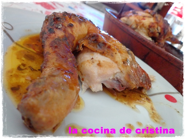 la cocina de cristina: POLLO ASADO CON YUCA