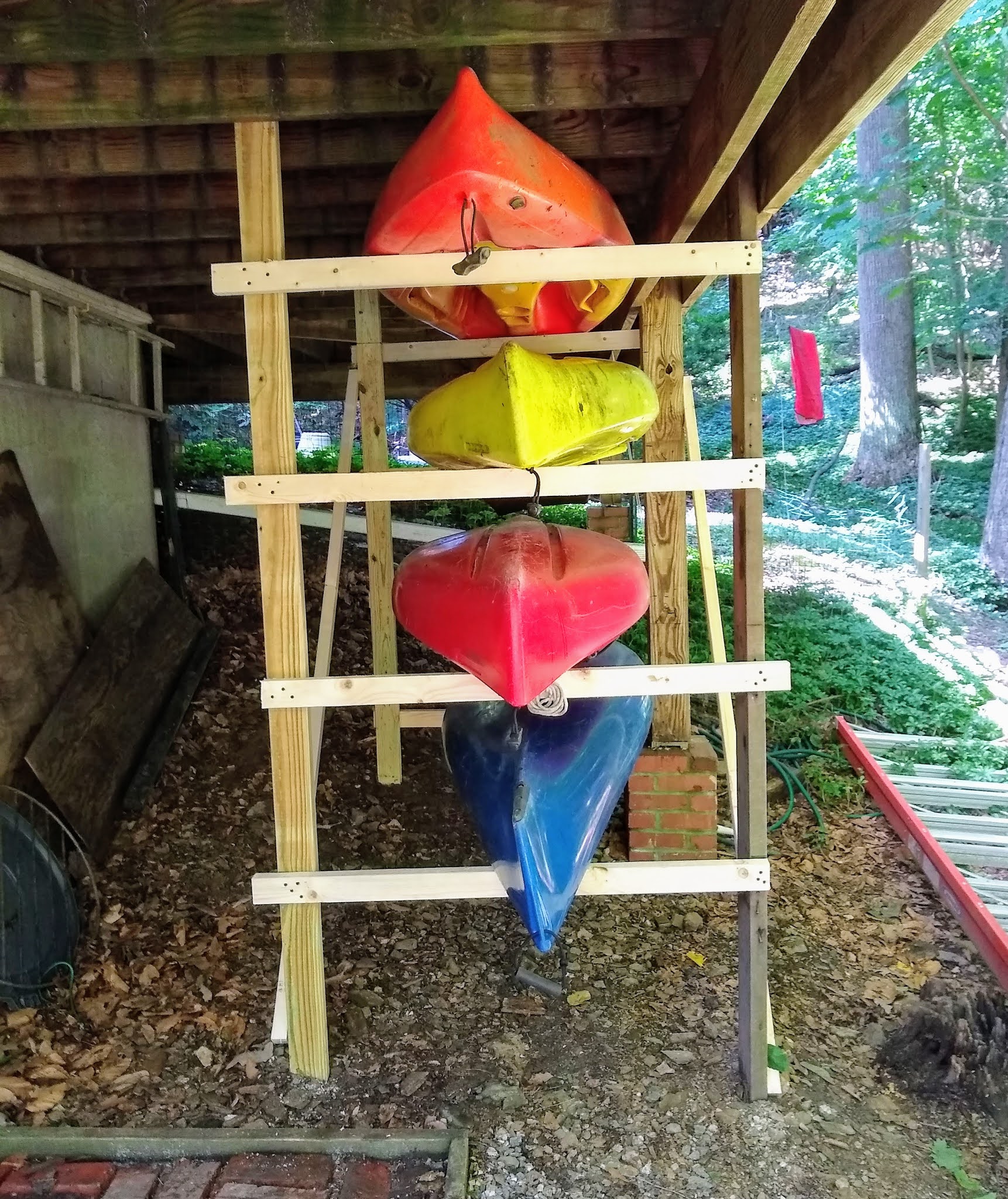 What I am Learning Now: Kayak Rack Project