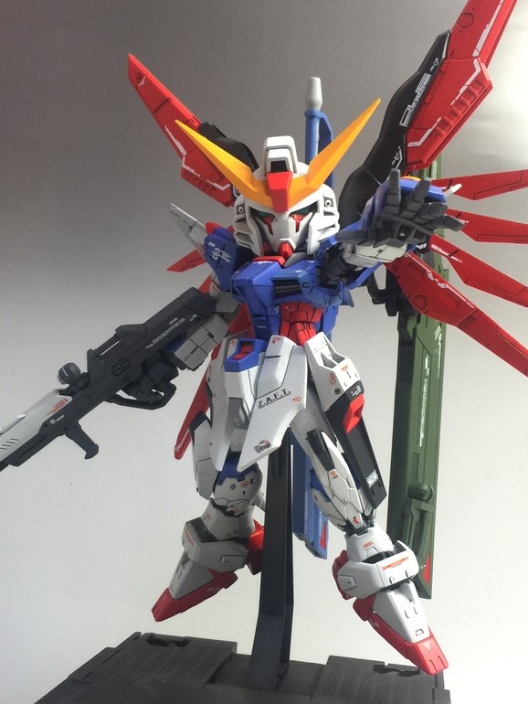 GUNDAM GUY: SD + MG Destiny Gundam - Combined Build