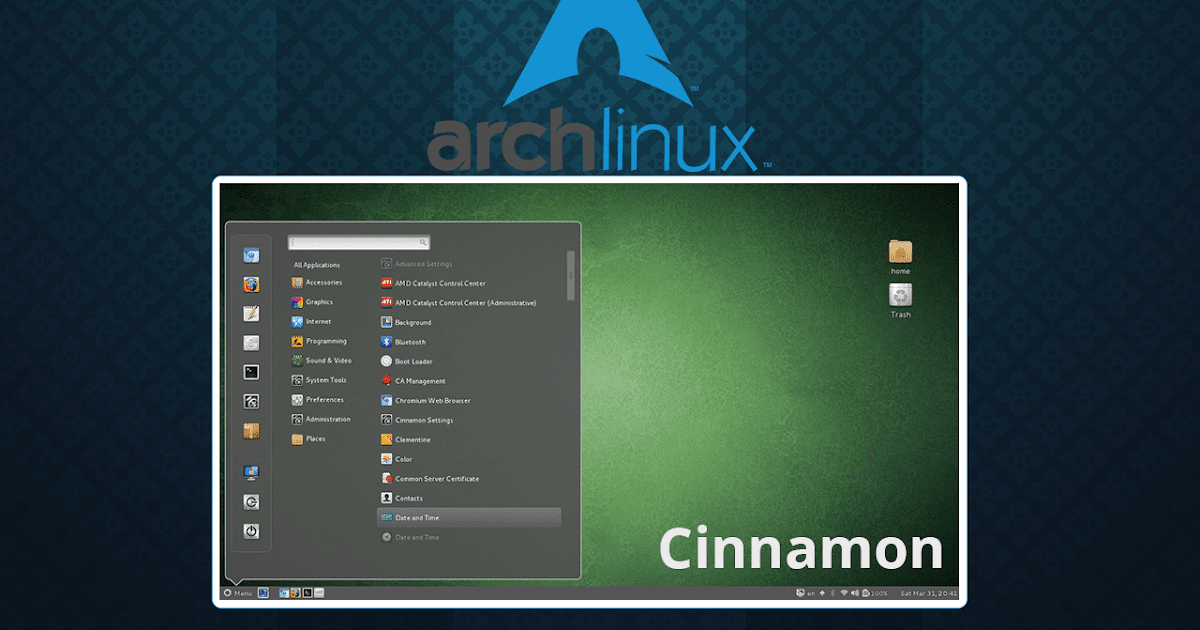 Arch Linux Cinnamon GDI Kurulumu - Mustafa Sabri OĞUZ