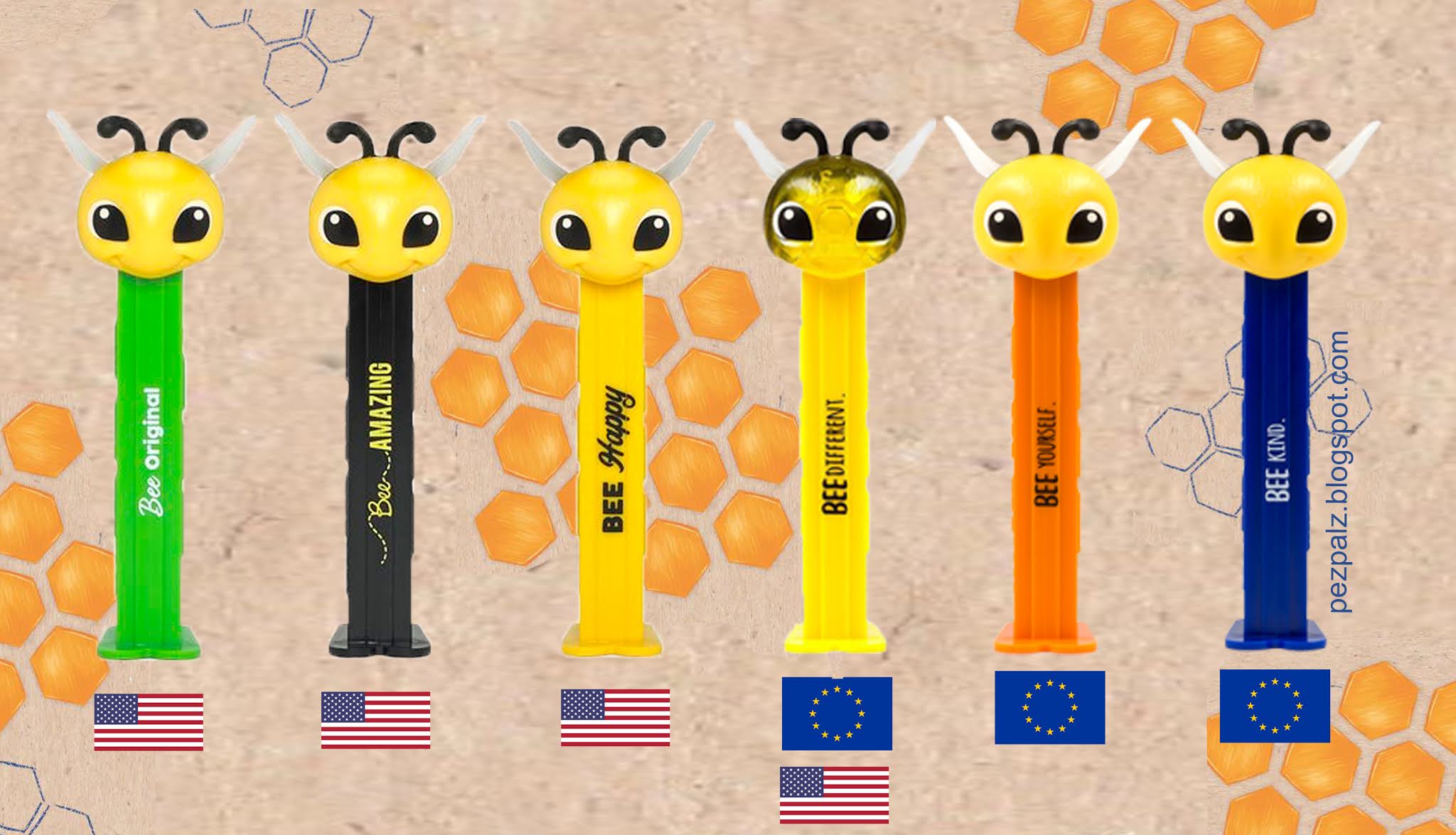 Pez Palz Friends of PEZ: All four USA PEZ Bees now available to order...