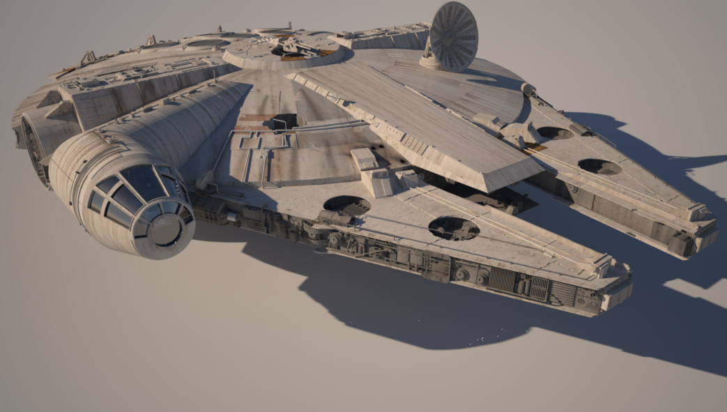 Stinson's All Things Star Wars Blog: Millennium Falcon Exterior Details