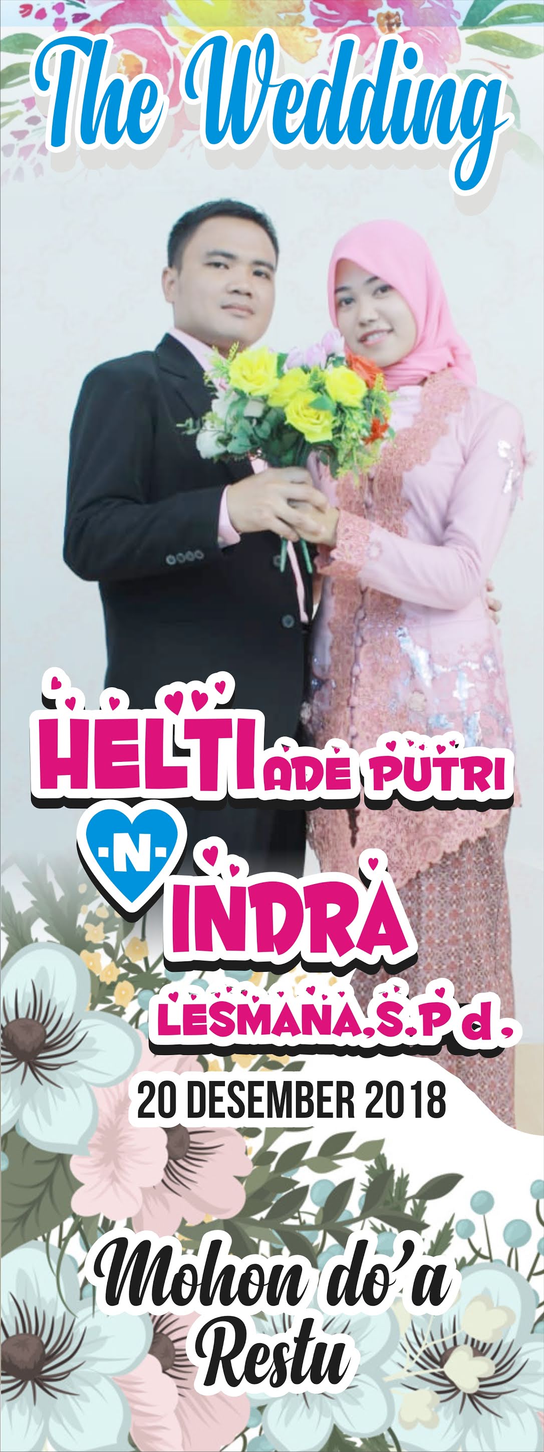 Download Banner Wedding Format CDR - KARYAKU