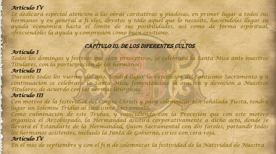 EL SANTUARIO DE BRONCE: SAGRADAS REGLAS