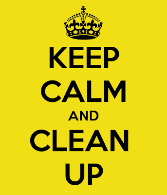 Smith and Blessings: Messy Monday: Morning Cleaning Tips