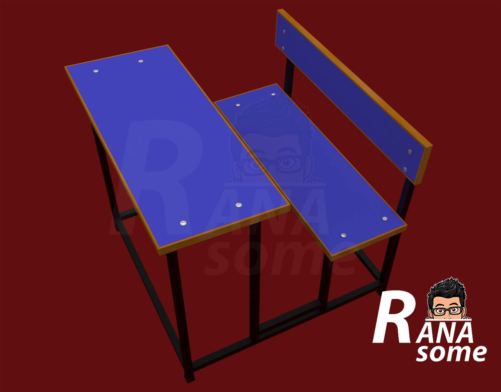 School Bench Model