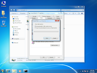 Windows 7 Lesson: Perform Hard Disk Scan Windows 7