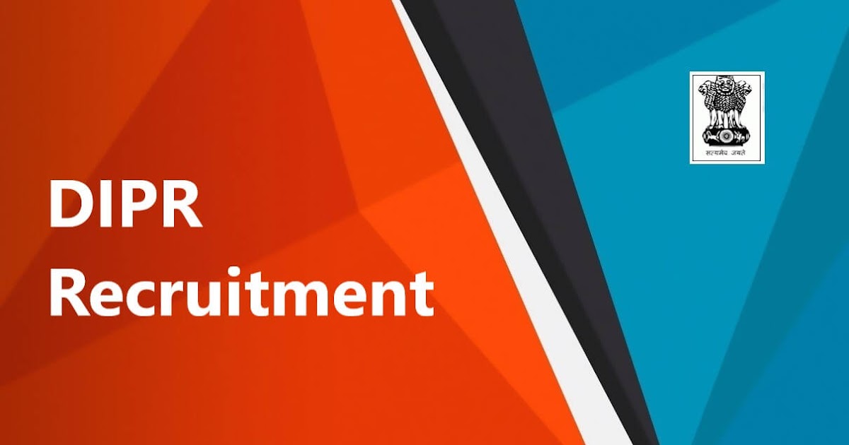 DIPR Recruitment 2022 – 2 Photographer & Videographer Vacancy