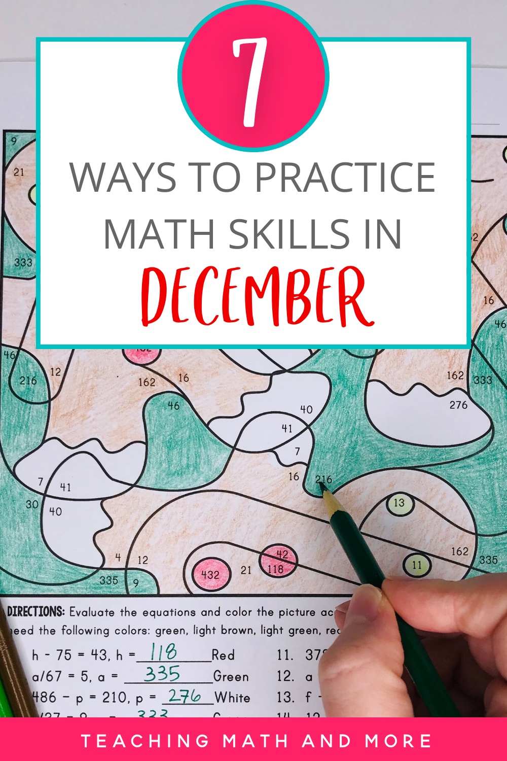 Kelly McCown: December Math Resource Roundup