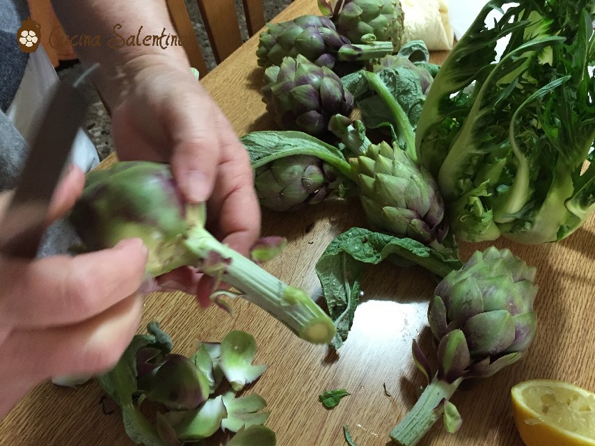 Cucina Salentina: Carciofi Ripieni al Forno Cucina Salentina: Carciofi Ripieni al Forno