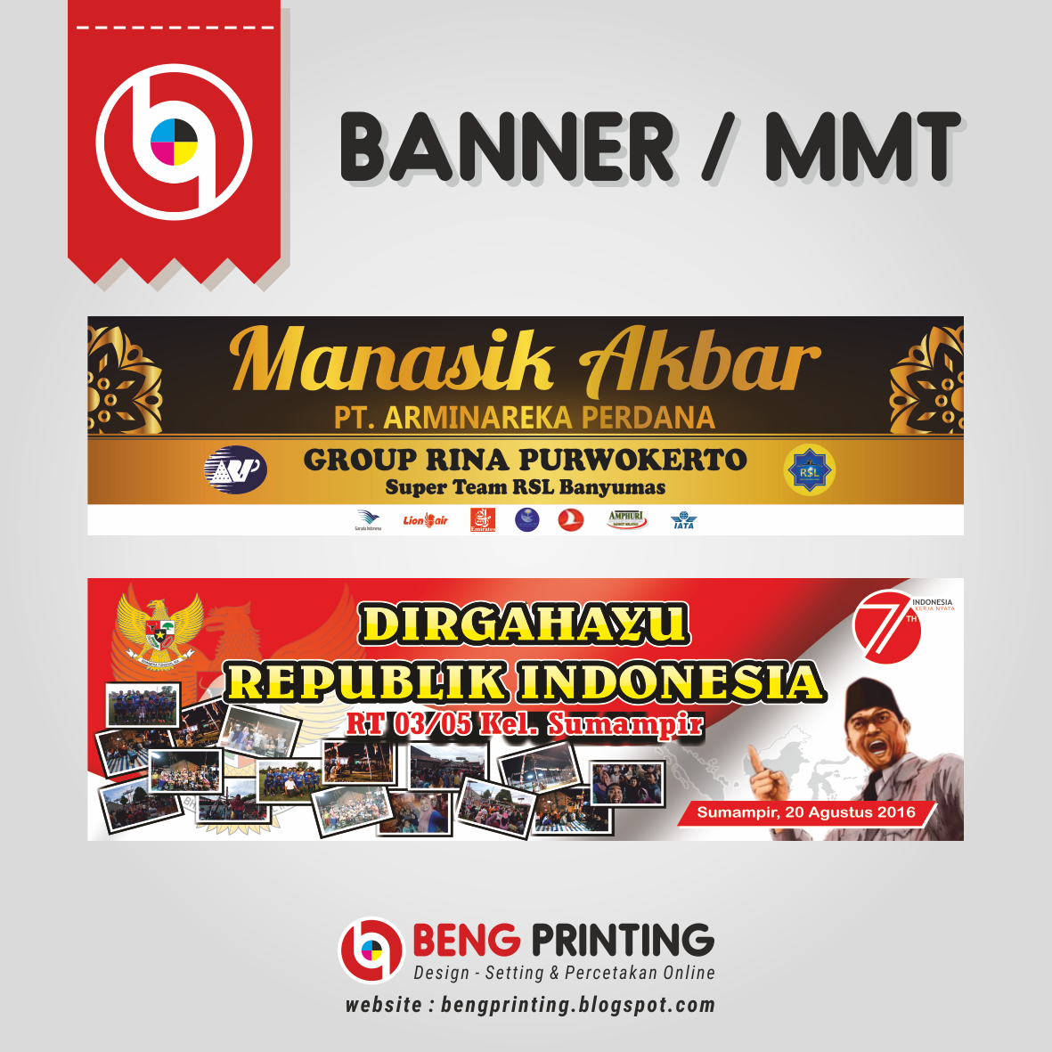 CETAK BANNER / MMT - PERCETAKAN ONLINE BENG PRINTING