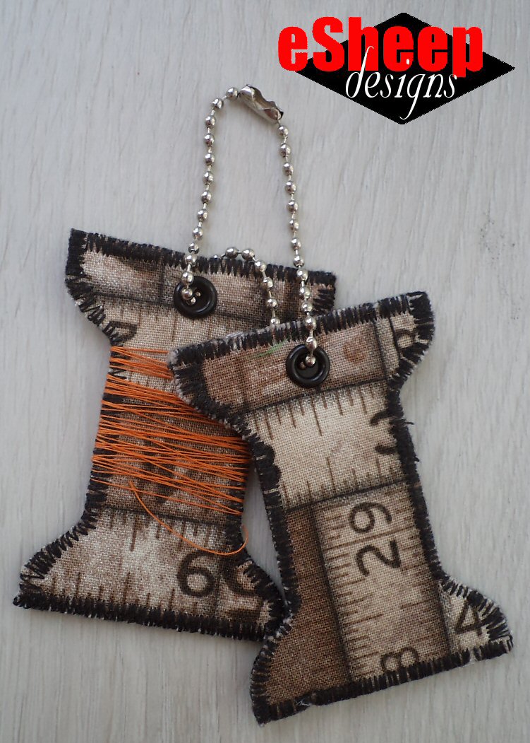 eSheep Designs: Scrap Busting: DIY Bobbins