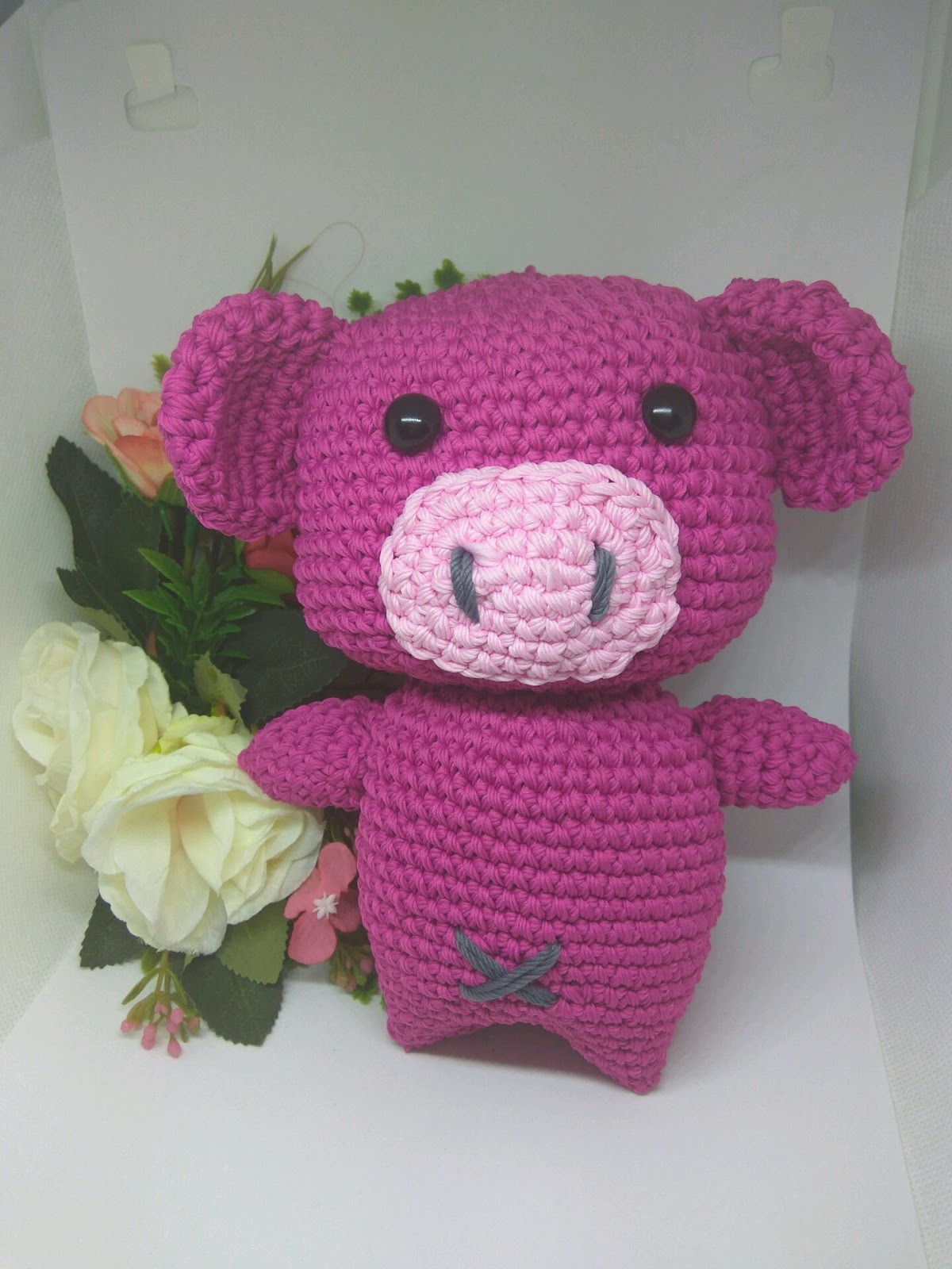 Yumna Land: Pola Amigurumi / Boneka Rajut Babi Pink Imut