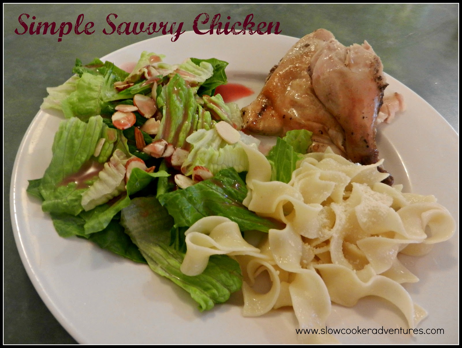 A Busy Mom's Slow Cooker Adventures: Simple Savory Chicken
