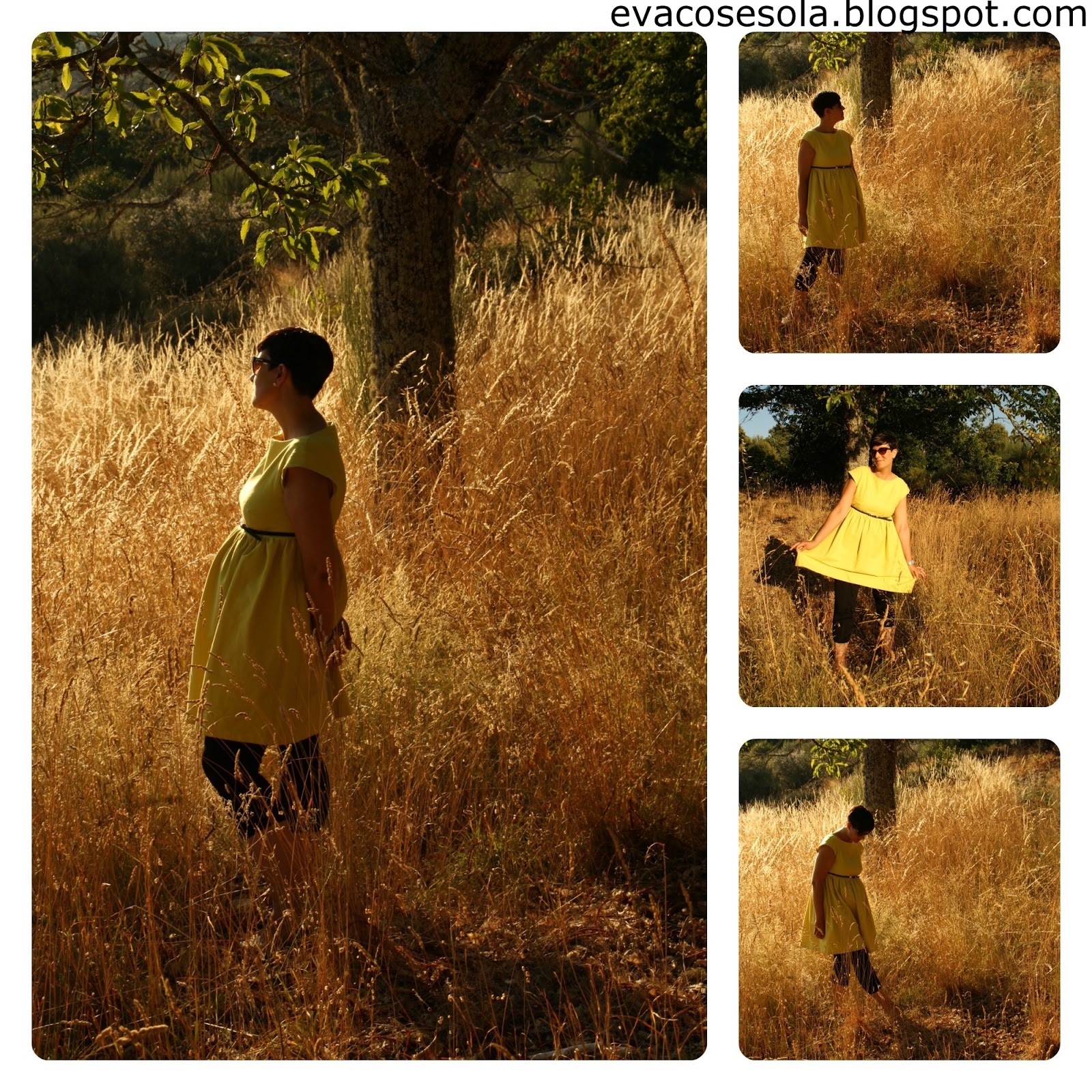 eva cose sola: Costura vacacional: vestido Burda Style 08/2012 #133