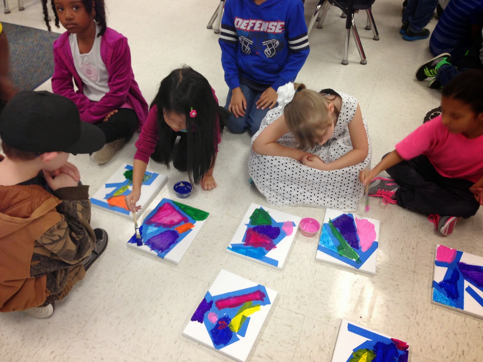 Bishop's Blackboard: An Elementary Education Blog: Assembly Line Art