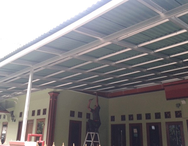 √ 37 Model Kanopi Galvalum Minimalis Modern Paling Populer