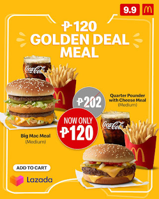 Manila Shopper: McDo 9.9 Promos: Golden Deal Meal + ₱99 McDo App Deals