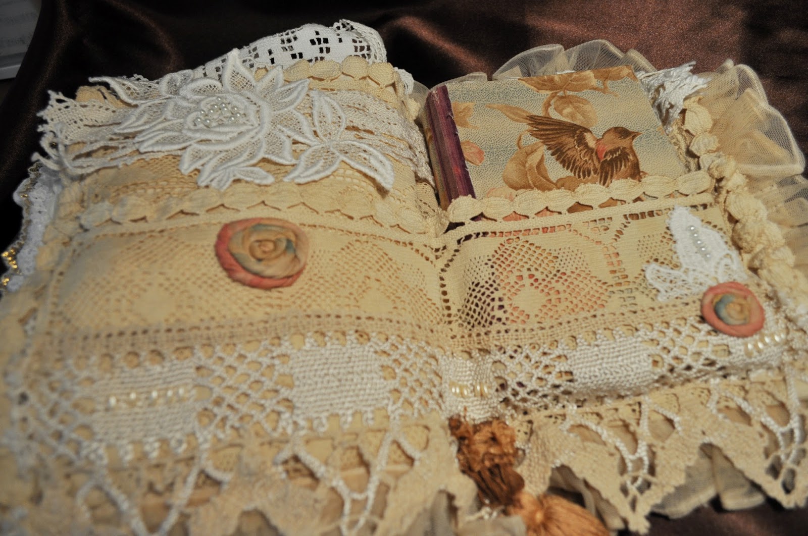 Faith, Grace, and Crafts: Lace Book From a Dear Sister-Friend