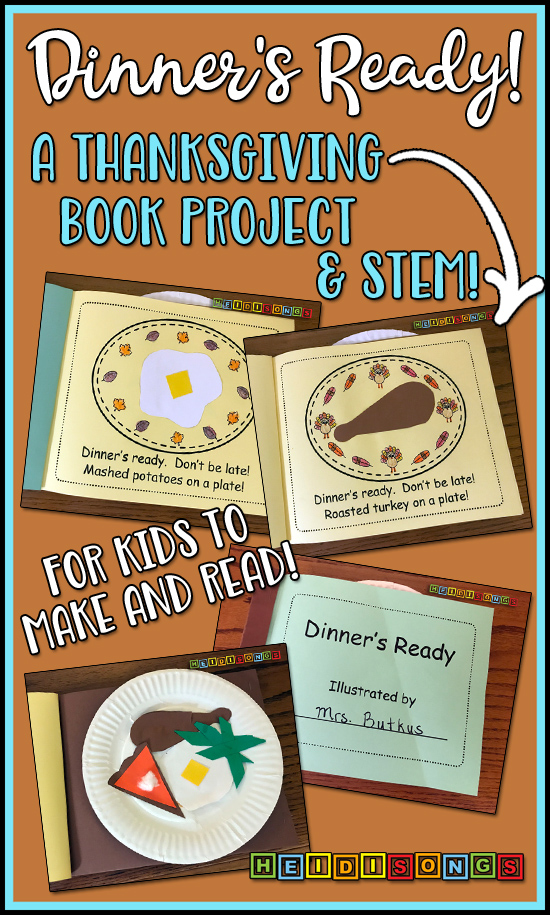 Dinner’s Ready! A Thanksgiving Book Project!