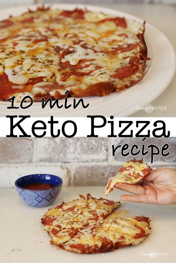 10 Minute Ketogenic Pizza Hack Easy Food Recipes