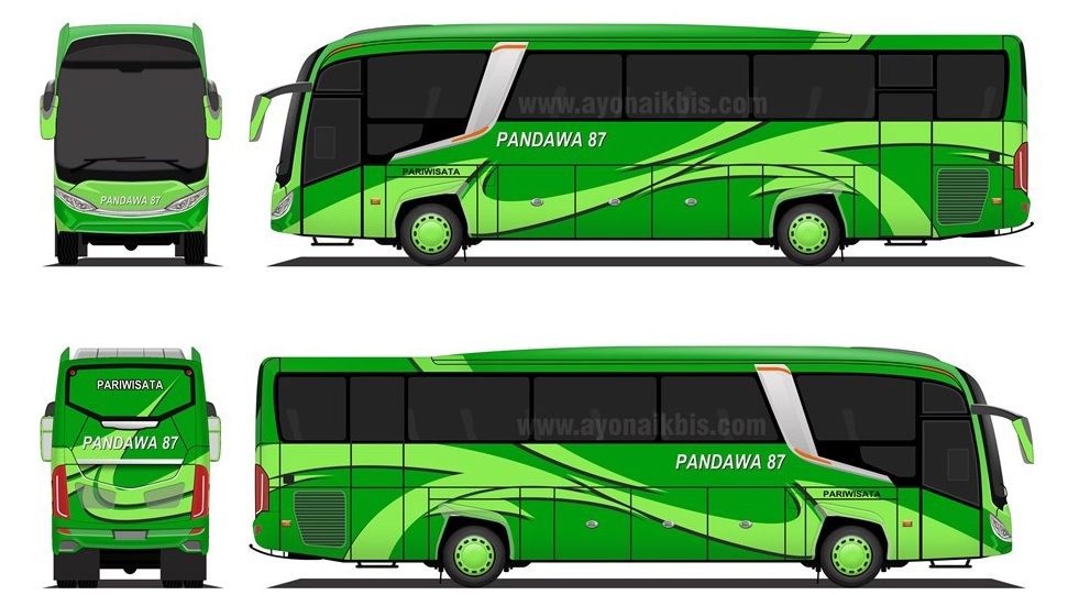Blueprint bus evolander blupirnt bus indonesia | Membuat Model bus ...