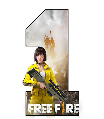 Kits imprimibles gratis : Números Free Fire