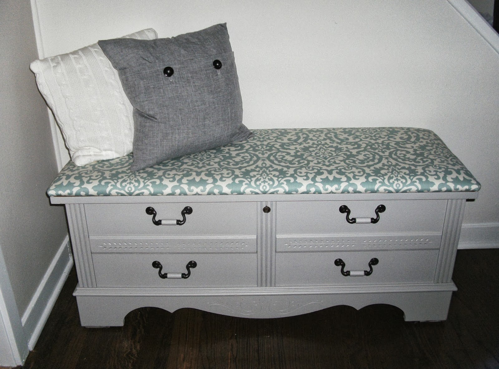 Cedar Hope Chest Makeover - Little Vintage Cottage