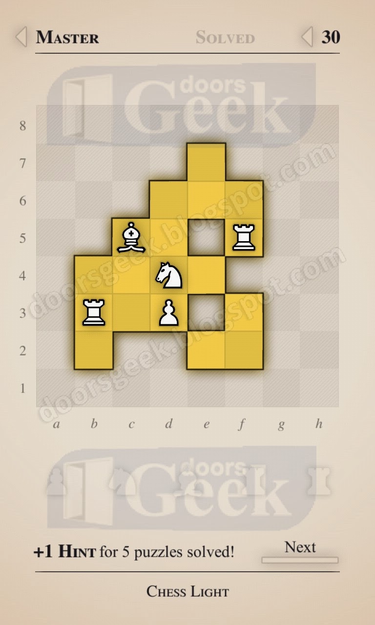 Chess Light [Master] Level 30 ~ Doors Geek