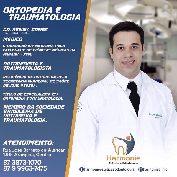 BLOG DO FREDSON PAIVA: ARARIPINA - Dr. RENNÁ GOMES, ORTOPEDISTA E ...