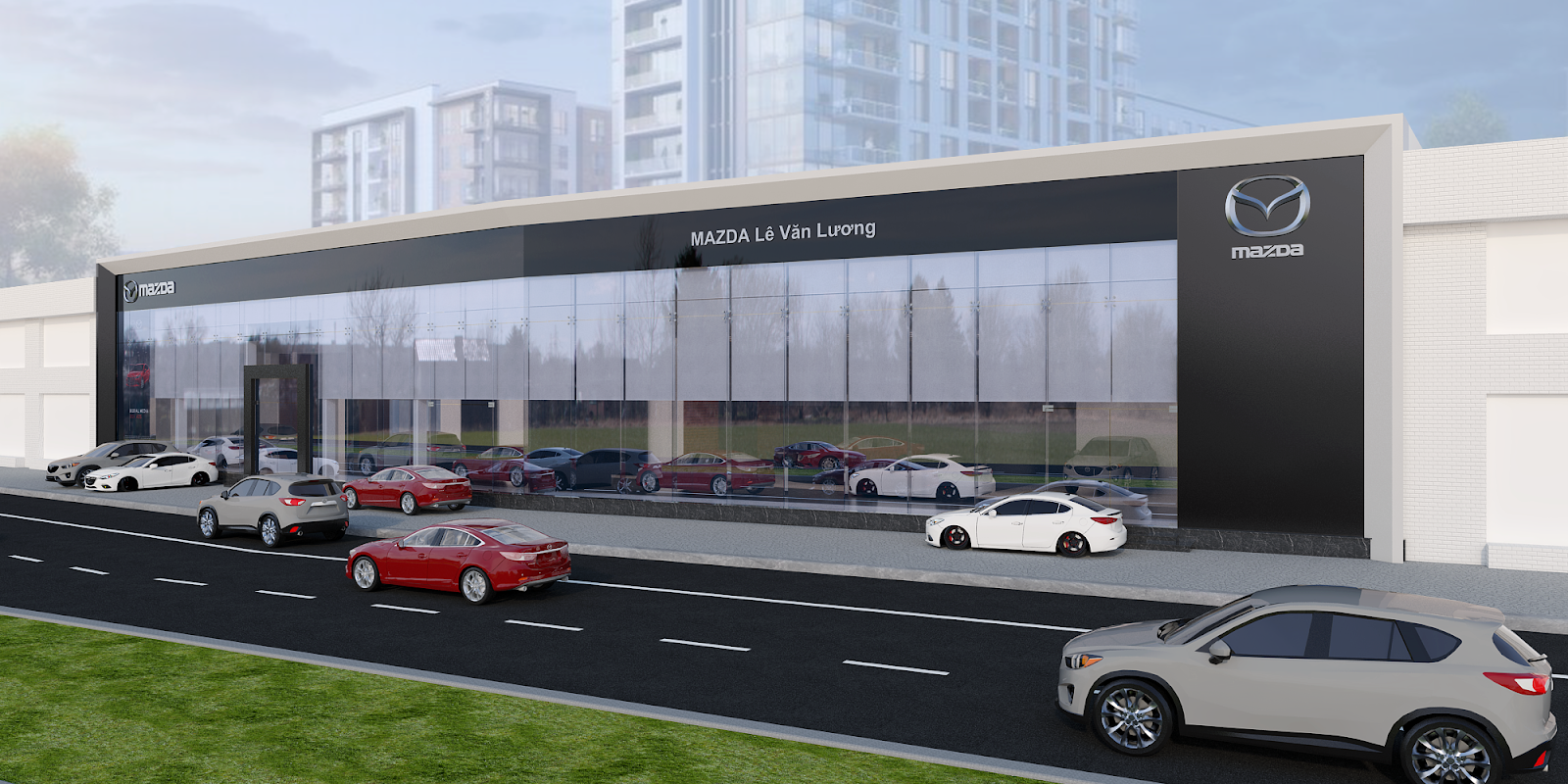 Showroom Mazda Ha Noi ~ Minh Trang Designer