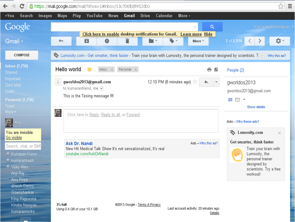 How to Send Email (Gmail) using ASP.NET C# SmtpClient?