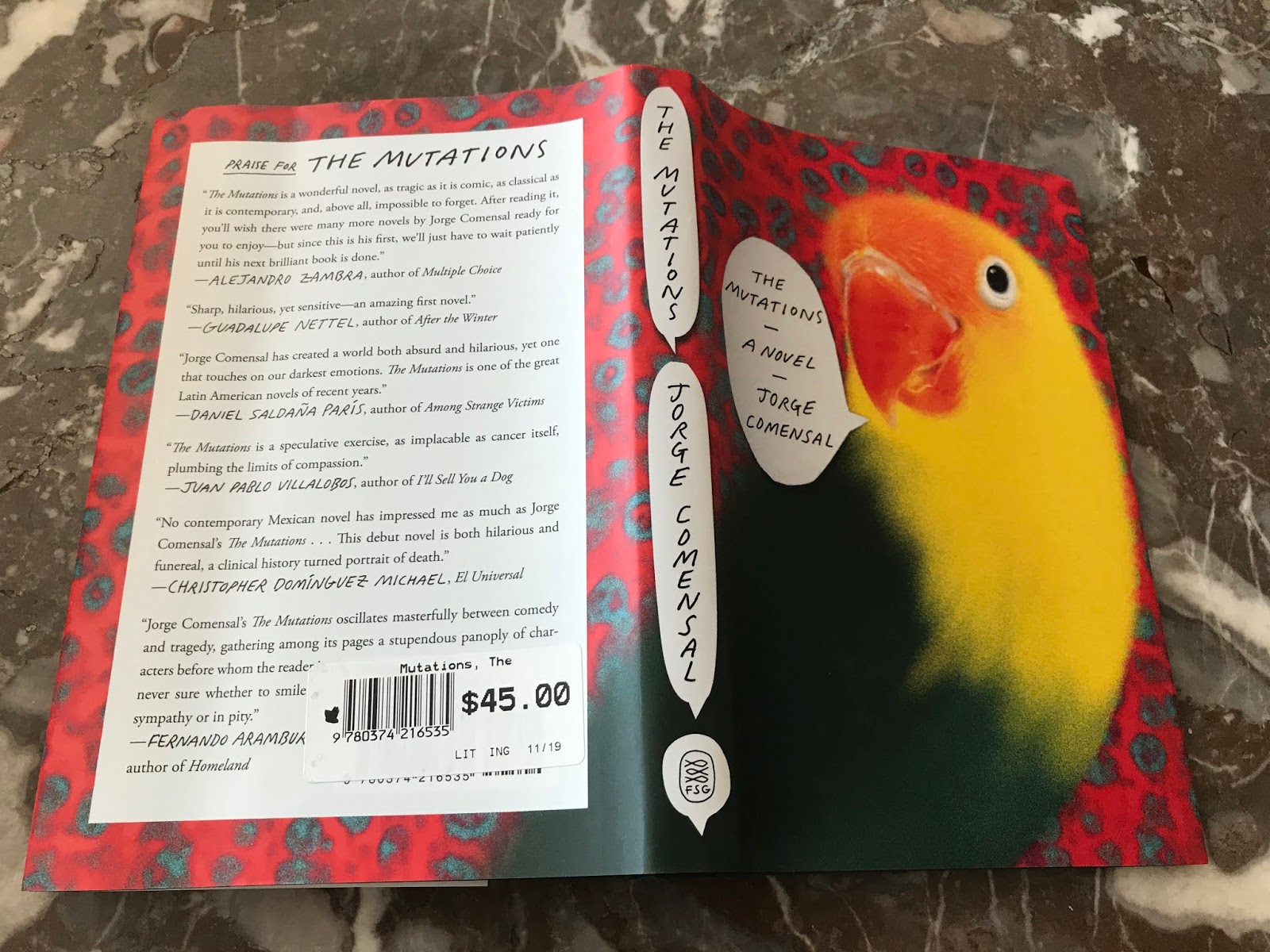 Happy Antipodean: Book review: The Mutations, Jorge Comensal (2019)