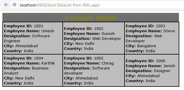 How To Bind Datalist From Xml File Dynamically In Aspnet D365 Fando Solutions 2780