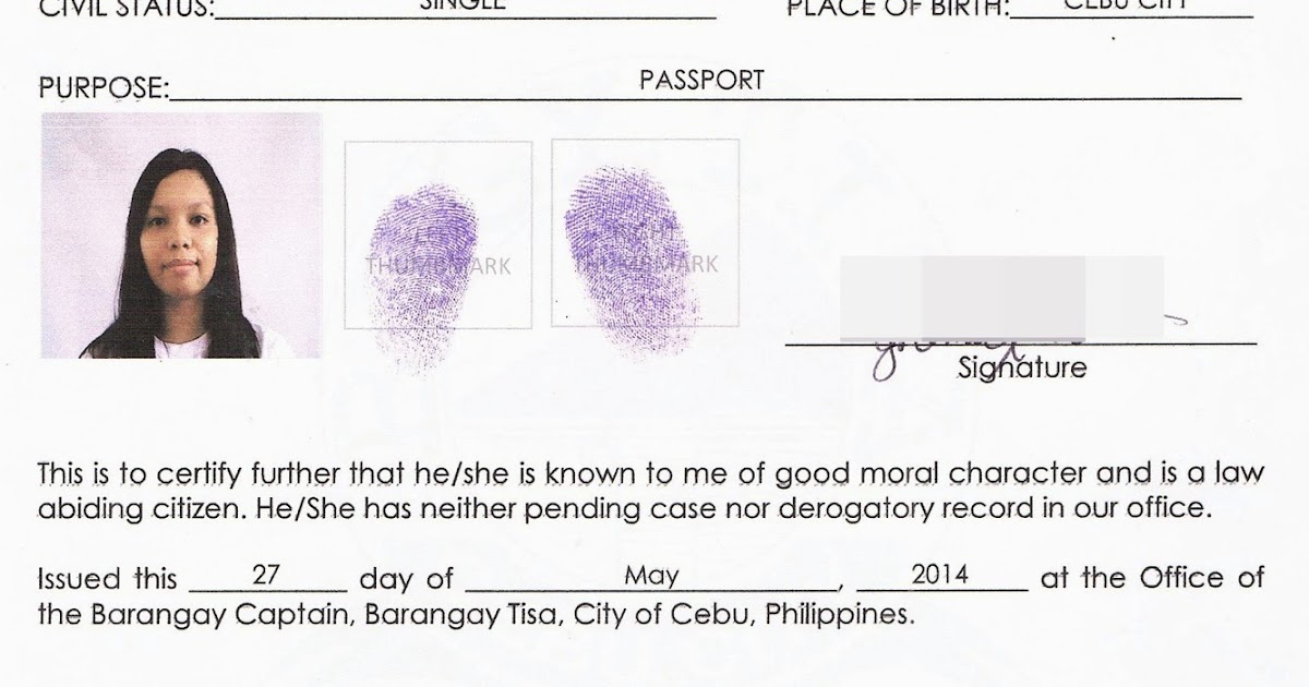 Jasmin Just Wanna Share: How to Get Barangay Clearance, Police Clearance & NBI Clearance