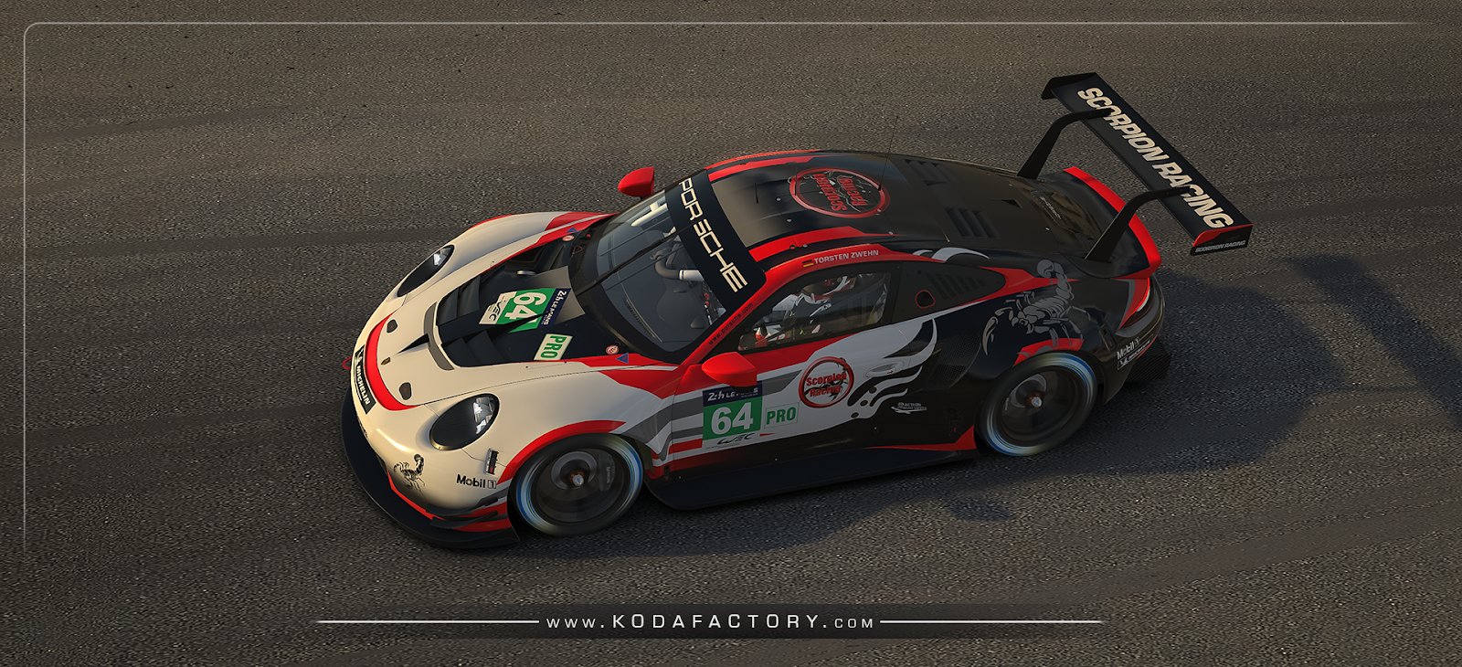 Koda Factory: Scorpion Racing Porsche 911 RSR GTE | iRacing