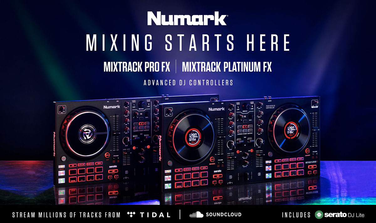Nuevas controladoras Mixtrack Pro FX y Mixtrack Platinum FX de Numark ...