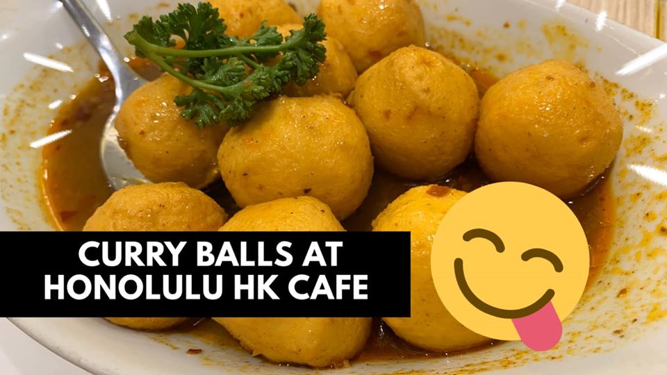 Curry Balls at Honolulu HK Cafe | Vlogmas No. 18